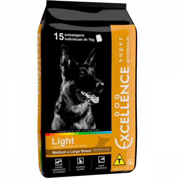Ração Excellence Super Premium Medium Breed Light| Brasil Animal