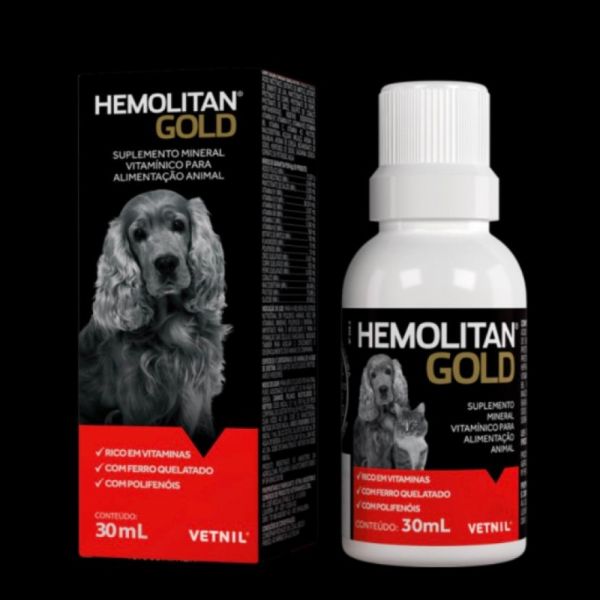 Suplemento Hemolitan Gold Vetnil| Brasil Animal