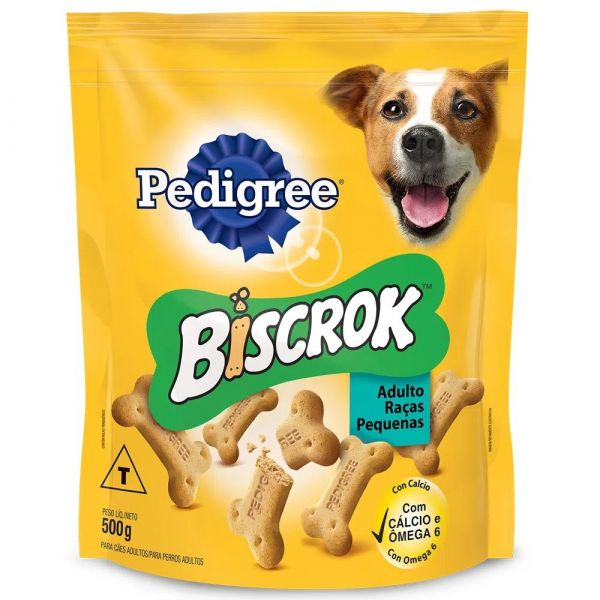 Biscoito Pedigree Biscrok Adulto Raças Pequenas| Brasil Animal